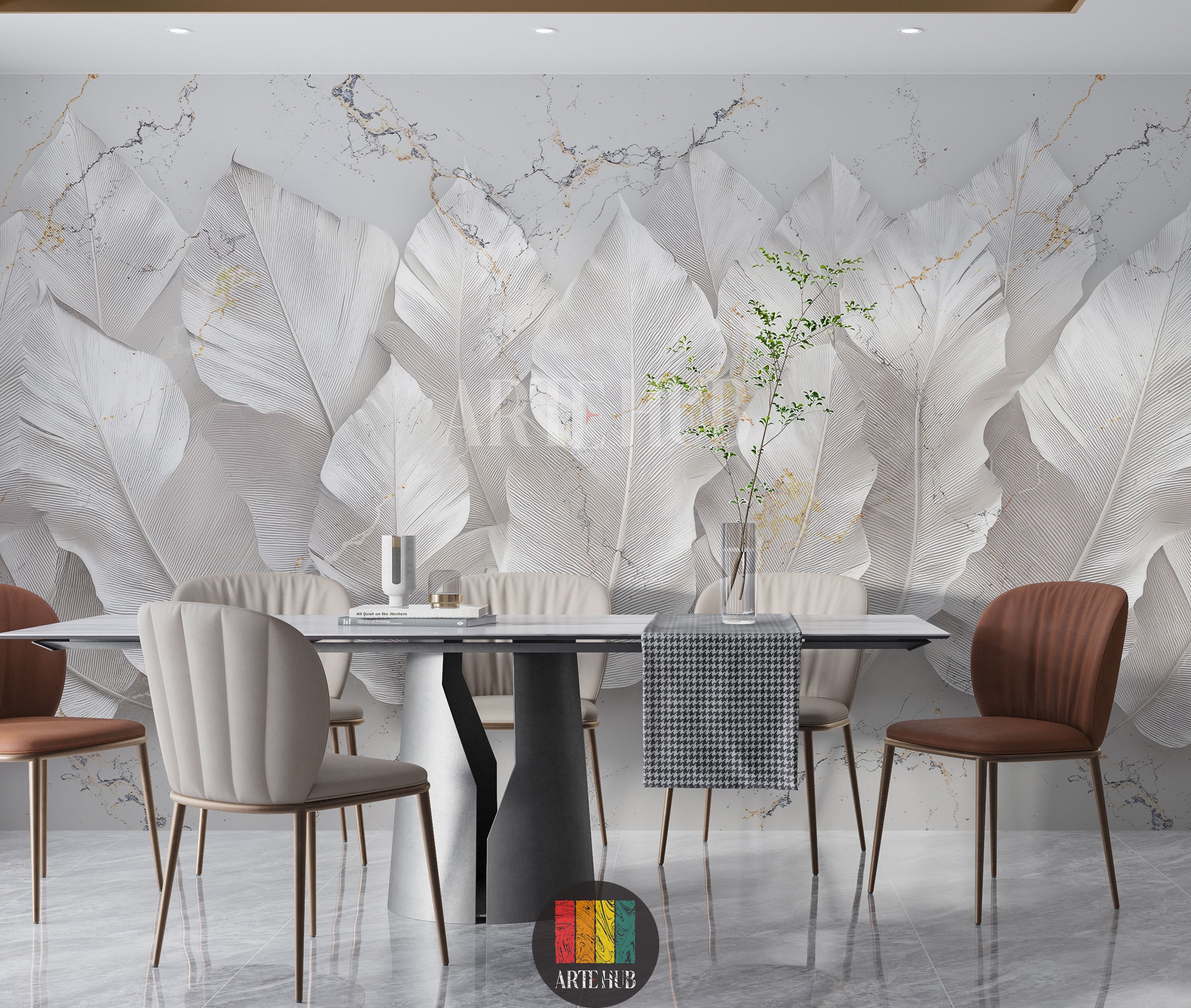 Marble Leaves – artehubb
